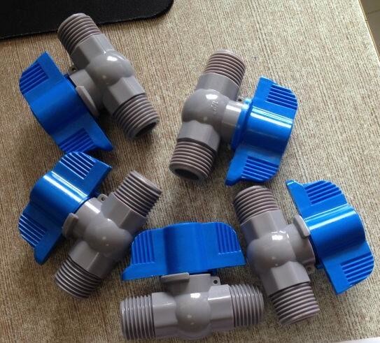 PVC Male And Male Double Male Stainless Steel Ball Float Valve With PP ...
